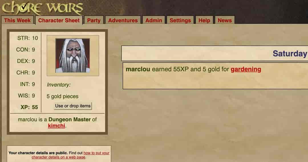 Do boring housework with Chore Wars | Gamify List