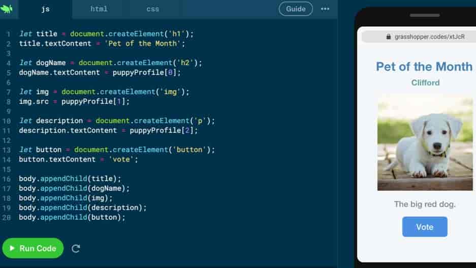 Learn basic coding skills with Grasshopper | Gamify List