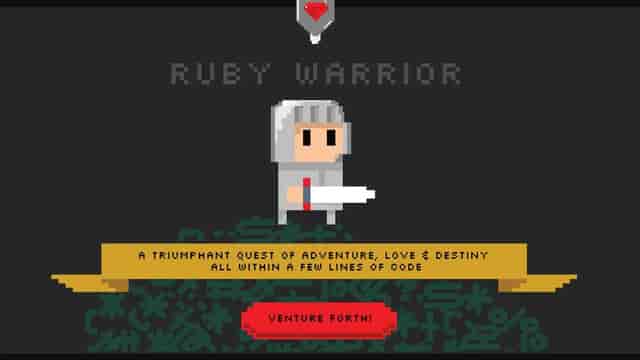 Learn how to code in ruby with Ruby Warrior | Gamify List