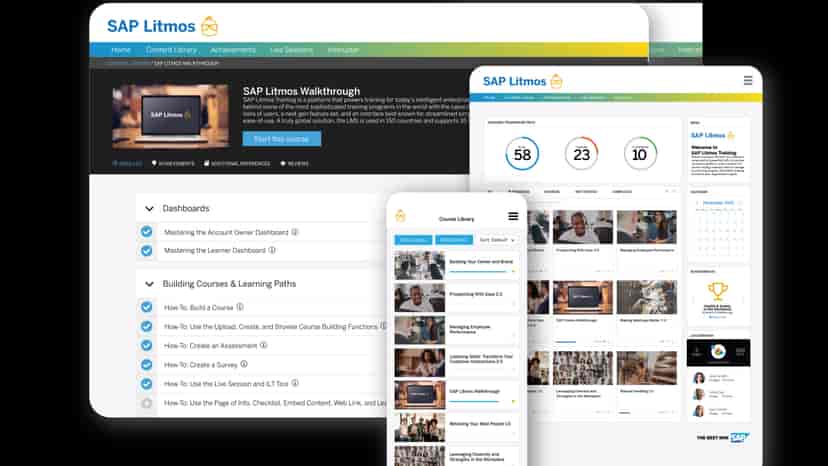 Train your team with SAP Litmos | Gamify List