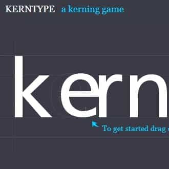 Lean typography concepts with Kern Type | Gamify List